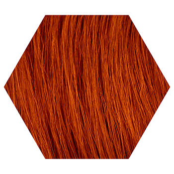 Haarfarbe Dunkelblond Intensiv Kupfer 7.44 - WECOLOUR