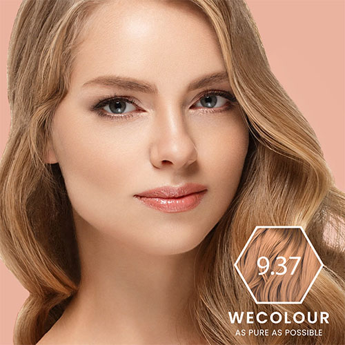 Haarfarbe Hellblond Mandel 9.37 - WECOLOUR