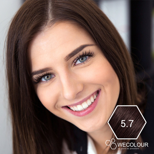 Haarfarbe Braun Schokolade 5.7 - WECOLOUR
