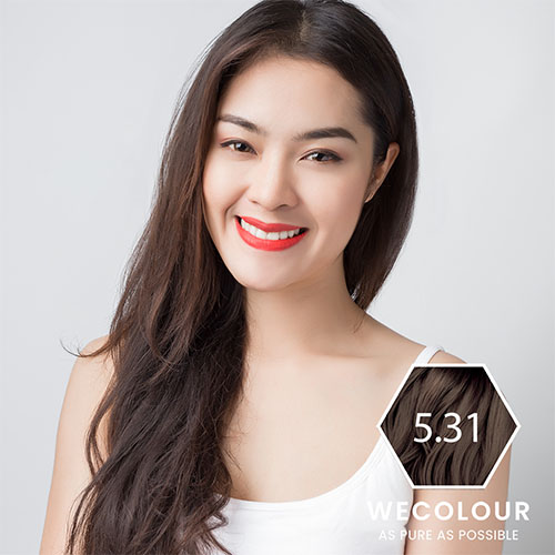 Hair dye ice brown 5.31 - WECOLOUR