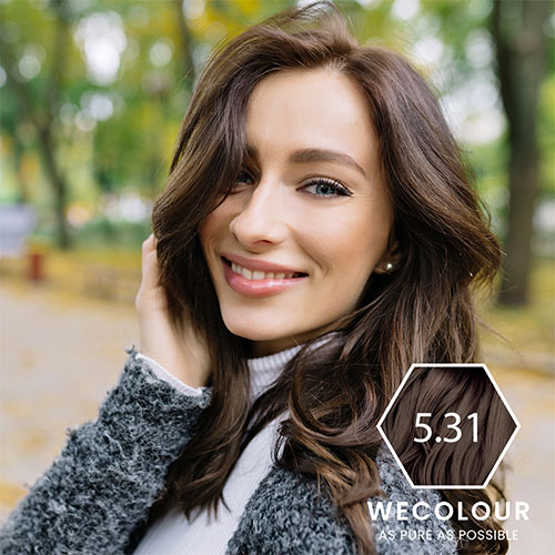 Hair dye ice brown 5.31 - WECOLOUR
