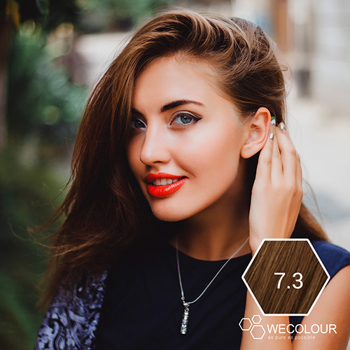 Hair colour golden dark blonde 7.3 - WECOLOUR
