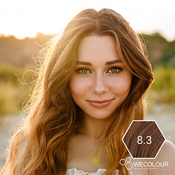 Hair colour golden blonde 8.3 - WECOLOUR