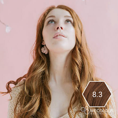 Hair colour golden blonde 8.3 - WECOLOUR