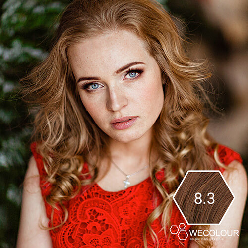 Hair colour golden blonde 8.3 - WECOLOUR