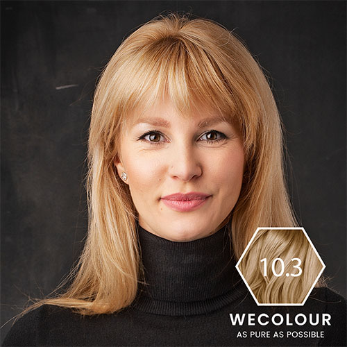 Haarverf goud zeer lichtblond 10.3 - WECOLOUR