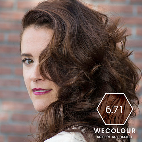Haarverf hazelnoot lichtbruin 6.71 - WECOLOUR