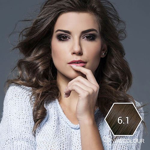 Haarverf as lichtbruin 6.1 - WECOLOUR